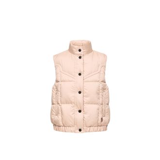 Moncler Moncler Doucy Square-quilted Down Gilet, Women, Pink, Size: 0