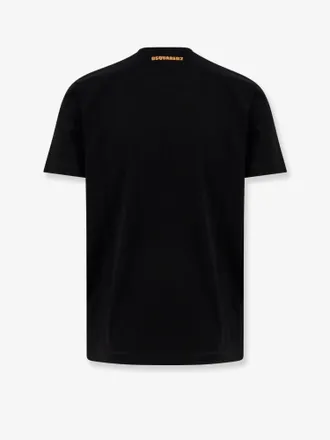 Dsquared2 Mens Cool Fit Cotton T-Shirt Black T-Shirts And Polos