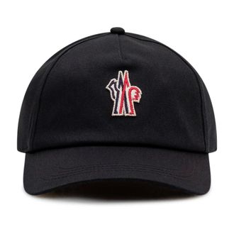 Moncler Homme, Accessoires, Noir, Taille: ONE Size Gabardine Baseball Cap