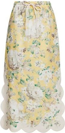 Zimmermann Jupe midi Acacia Scallop