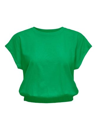 Only Damen Onlmay S/S Cropped Box JRS Top, Kelly Green, S EU