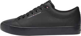 Tommy Hilfiger Herren TH HI Vulc Core Low LTH II ESS FM0FM05511 Low-Top, Schwarz (Triple Black), 40, Black Triple Black, 40 EU