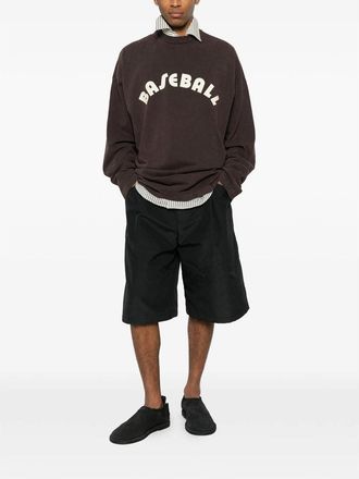 Fear of God Logo Print T-Shirt - Brown