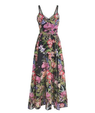 Charo Ruiz Ibiza Iraso Floral-print Voile Maxi Dress Size M