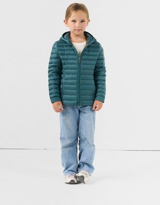 Jott Doudoune l&eacute;g&egrave;re &agrave; capuche enfant Deep lake Carla - Taille 2/4A