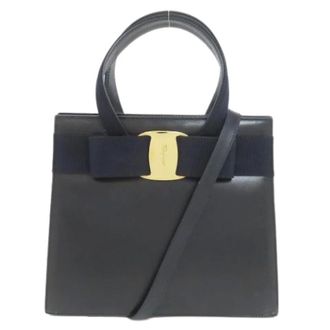 Ferragamo Sac &agrave; main Pre-owned - Femme - Pre-owned - Noir - Taille: ONE Size