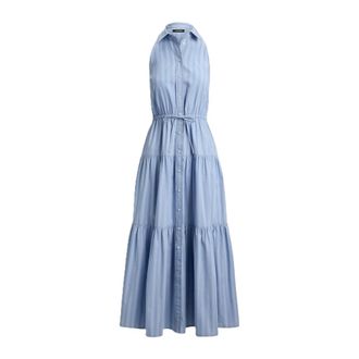Ralph Lauren Femme, Robes, Bleu, Taille: 36 FR Y/D 70S Broadcloth Dress
