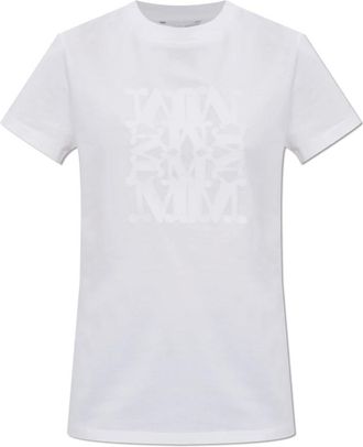 Max Mara Femme, Tops, Blanc, Taille: 42 FR Giovane T-shirt