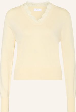 Darling Harbour Darling Harbour Pullover Mit Spitze gelb