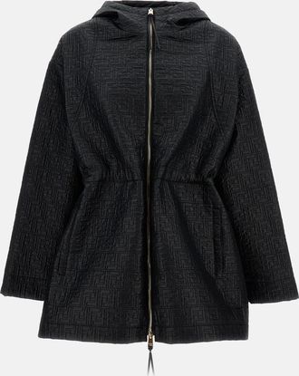 Fendi Gewateter Parka Aus Nylon