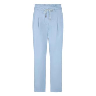 Marc Cain Damen, Hosen, Blau, LGr&ouml;&szlig;e