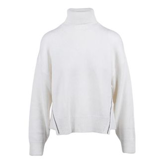 Alpha Studio Dolcevita - - Knitwear - Damen - Wei&szlig; - XL