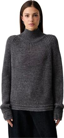 Joop Col roul&eacute; Kimma - Femme - Pulls - Gris - Taille: 42 FR