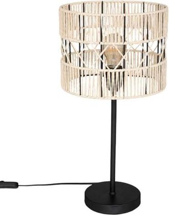 Atmosphera Atmosphera - Lampe Cosy - métal - noir - H47 cm