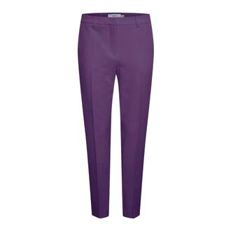 Ichi Slim-fit Hose - - Trousers - Damen - Lila - S