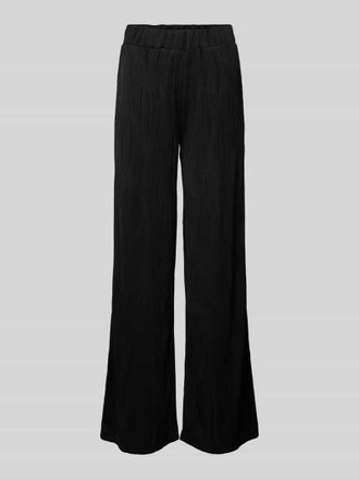 Moves Wide Leg Stoffhose mit Strukturmuster Modell Evisa