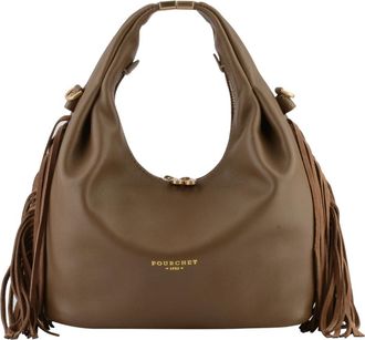 Pourchet Femme, Sacs, Brun, Taille: ONE Size Arche Small Satchel