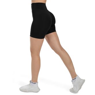 Smilodox Shorts Damen SoftFeel Etty, High Waist Yogashorts, atmungsaktiv & schnelltrocknend, 4-Wege-Stretch, enganliegende Radlerhose, ideal für Yoga, Pilates 