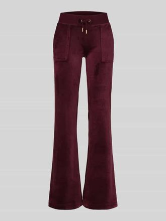 Juicy Couture Sweathose mit Samtoptik Modell Layla Gold