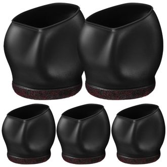 Artibetter Ciieeo 5 St&uuml;ck TPE Rollenkappen f&uuml;r M&ouml;belrollen rutschfest und Verschlei&szlig;fest Stuhlrollen Bodenschoner f&uuml;r Teppich und Hartboden Ger&auml;uschd&auml;mpfend und 