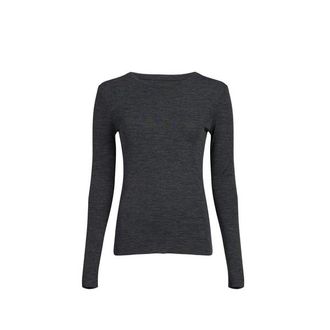 Saison 1865 Pull uni &agrave; col rond en laine
