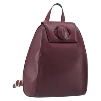 Cartier Sac &agrave; dos vintage pr&eacute;-poss&eacute;d&eacute; - Femme - Pre-owned - Rouge - Taille: ONE Size