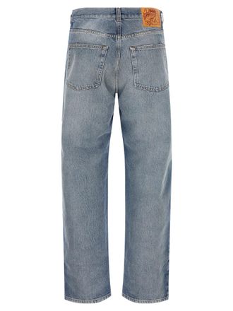 Magliano Mens Blue Cotton Straight-Leg Jeans Clothing