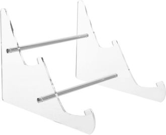 Artibetter Transparenter Acryl Tastaturhalter Computer Ständer Ablage Tastatur Displayständer Tastatur Regal Transparenter Ständer Aufbewahrung Desktop Tastaturs