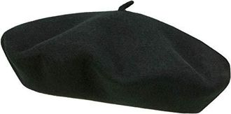 Elosegui Béret 13,5 pouces grande assiette mérinos imperméable bandeau éponge en cuir, Noir (3), 58