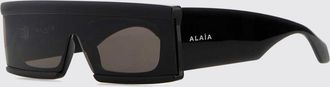 Alaia Lunettes de soleil masque en ac&eacute;tate de forme rectangulaire