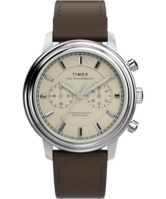 Timex Waterbury Metropolitan Herrenbraun Armbanduhr TW2Y23500