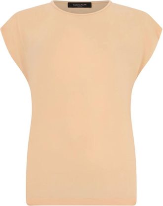 Fabiana Filippi Femme, Tops, Beige, Taille: 36 FR T-Chemises