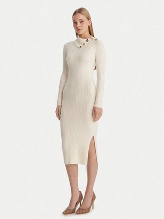 Guess Strickkleid W6RK01 Z2YJ2 &Eacute;cru Regular Fit