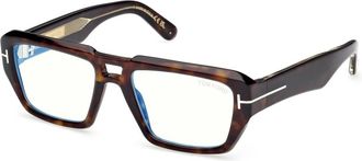 Tom Ford unisex, Accessoires, Brun, Taille: 54 MM Monture anti-lumi&egrave;re bleue