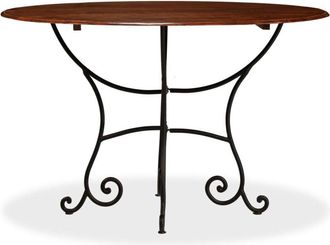 vidaXL Esstisch Massivholz mit Honigfarbenem Finish 120x76 cm Vidaxl