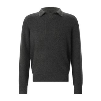 Vince Kaschmir Pullover mit V-Ausschnitt - - Knitwear - Herren - Gr&uuml;n - L