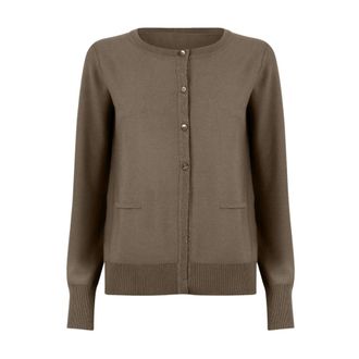Wolford Cardigan en maille superfine - Femme - Pulls - Beige - Taille: 40 FR