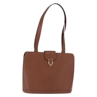 Celine Sac bandouli&egrave;re vintage Pre-owned - Femme - Pre-owned - Brun - Taille: ONE Size