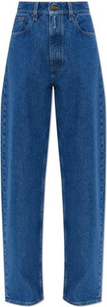 Jil Sander Femme, Jeans, Bleu, Taille: 42 FR Jeans taille haute