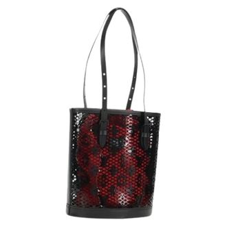 Louis Vuitton Pre-owned Monogram Lace Bucket PM - Femme - Pre-owned - Rouge - Taille: ONE Size
