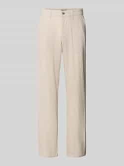 Christian Berg Hose aus Leinen-Viskose-Mix mit Eingrifftaschen