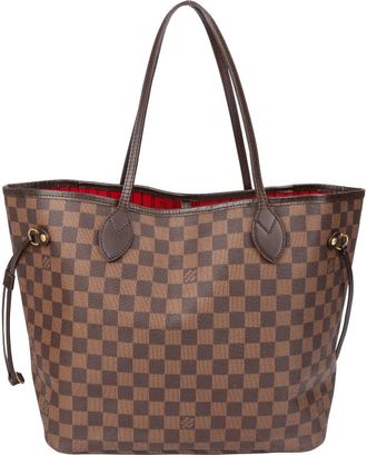 Louis Vuitton Crossbody Bags - Louis Vuitton Damier Ebene Monogram Neverfull MM S - Gr. unisize - in Braun - f&uuml;r Damen