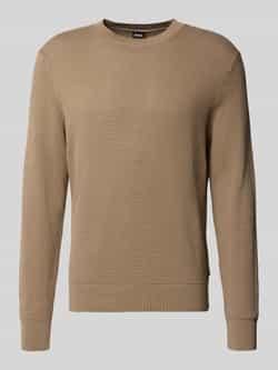 HUGO BOSS Regular Fit Pullover aus reiner Baumwolle Modell Lalex