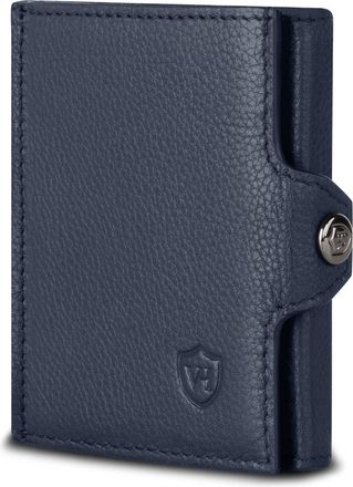 Von Heesen Slim Wallet mit RFID Schutz - Geldb&ouml;rse Herren klein - Mini Geldbeutel Damen Portmonee - Kartenetui Echtleder Karten Portemonnaie - Leder Kreditkarten