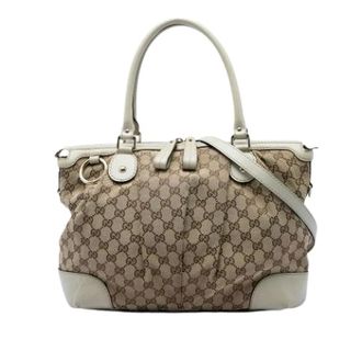 Gucci Sacoche Pre-owned - Femme - Pre-owned - Beige - Taille: ONE Size