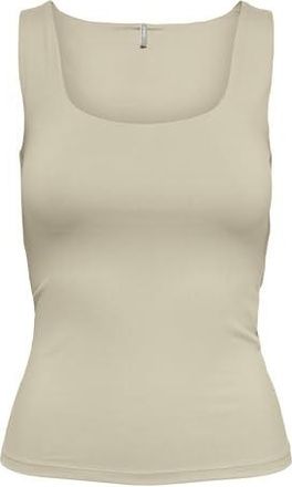 Only ONLEA S/L 2-Ways FIT Top JRS Noos, Taupe, XL Femme