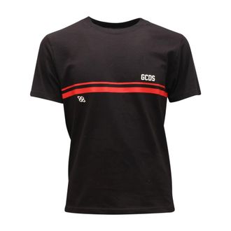GCDS Gcds, Homme, Tops, Noir, Taille: XS Maglia Ss23M130170