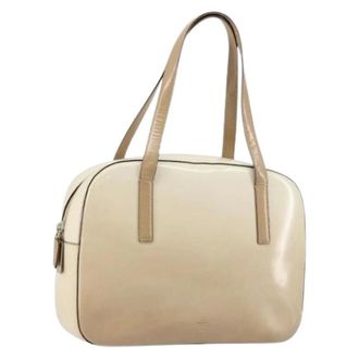 Prada Sac &agrave; main vintage Pre-owned - Femme - Pre-owned - Beige - Taille: ONE Size