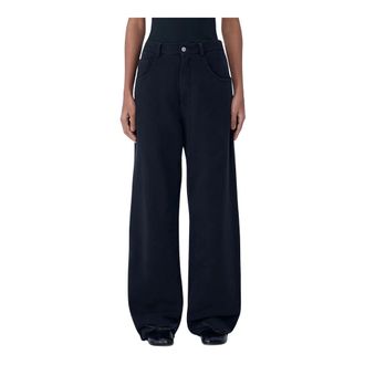 Maison Margiela Weite Hosen - - Trousers - Damen - Schwarzk - XS