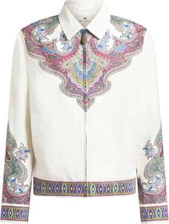 Etro Homme, Vestes, Blanc, Taille: M Light Vestes